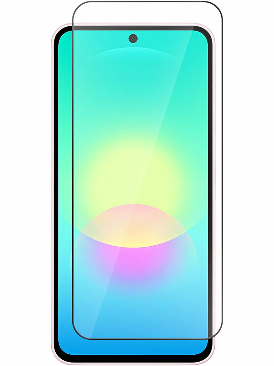 Защитное стекло BoraSCO для Samsung Galaxy A27 5G с чёрной рамкой