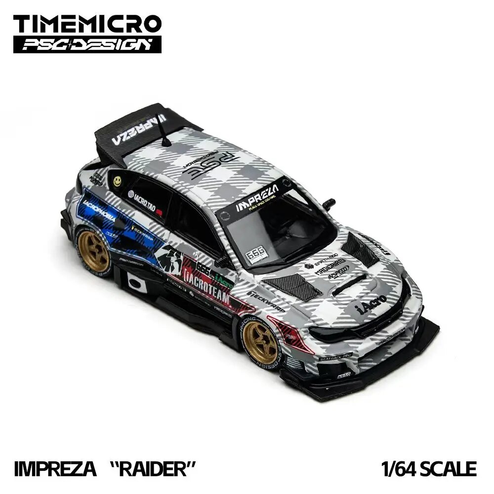 Модель автомобиля TSM MODEL Porsche RWB 964 Subaru Impreza 1:64 Impreza