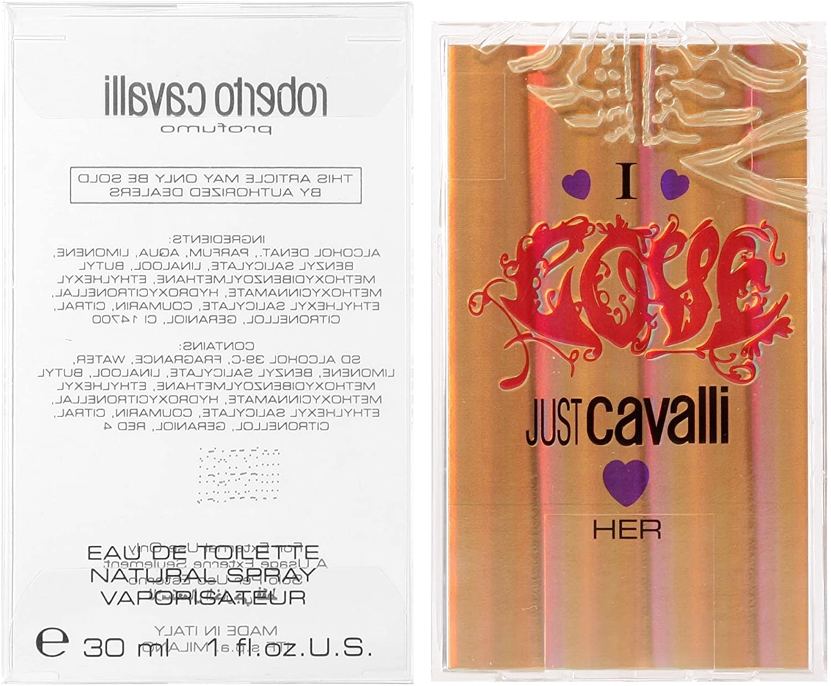 Roberto Cavalli Just Cavalli I Love Her туалетная вода женская 30 мл / Кавалли
