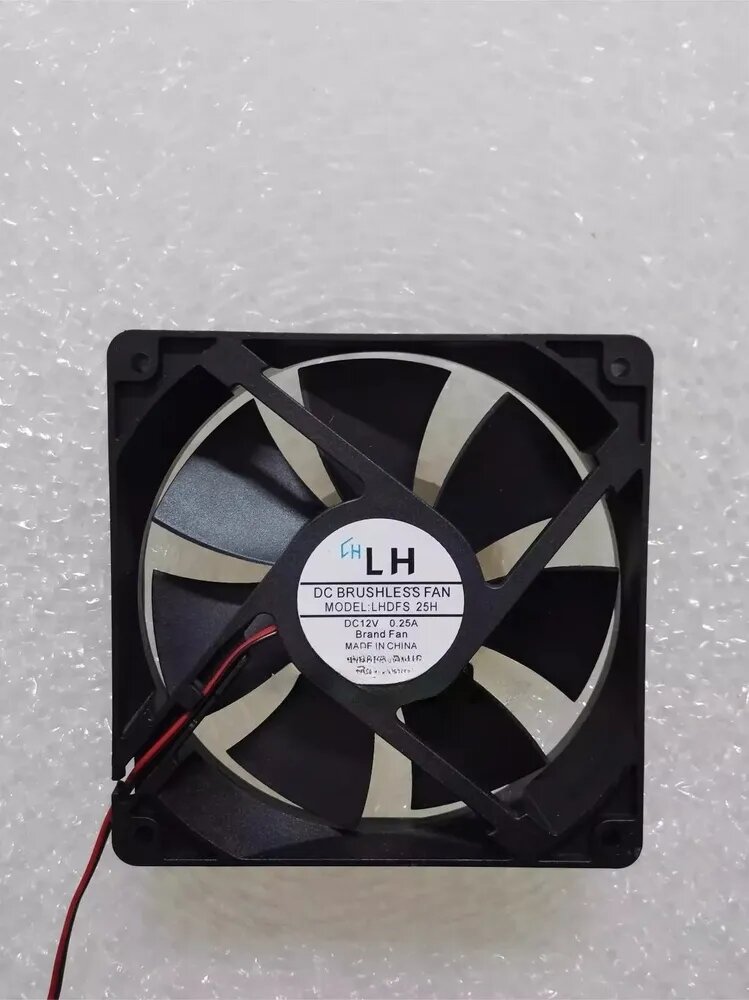 LH LHDFS 25H 12025 DC12V 0.25A 12CM 2-проводной бесшумный вентилятор охлаждения -