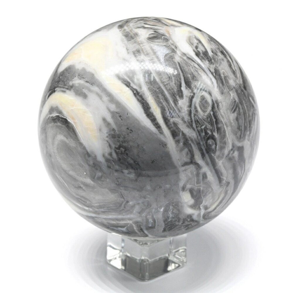 Яшма серая шар, диаметр 86мм, 942г