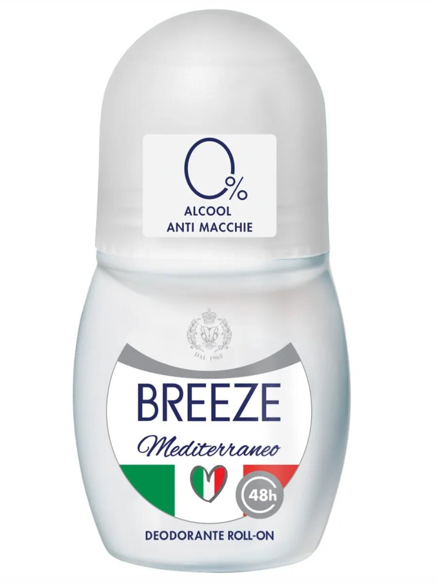 Дезодорант женский твердый роликовый Breeze Mediterraneo 50мл