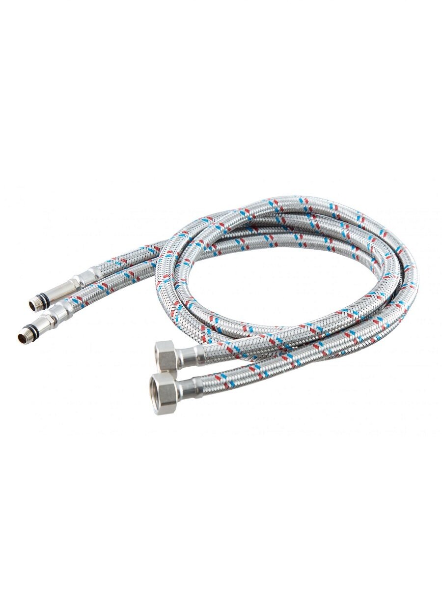 Гибкая подводка для смесителя пара 1/2"/М10 гайка -штуцер 120 см OUTE