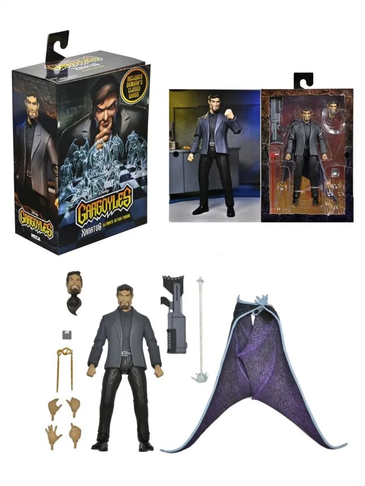 Фигурки NECA, серия "Ночной дракон": Дэвид Заннатус, подвижная модель в масштабе 8 дюймов