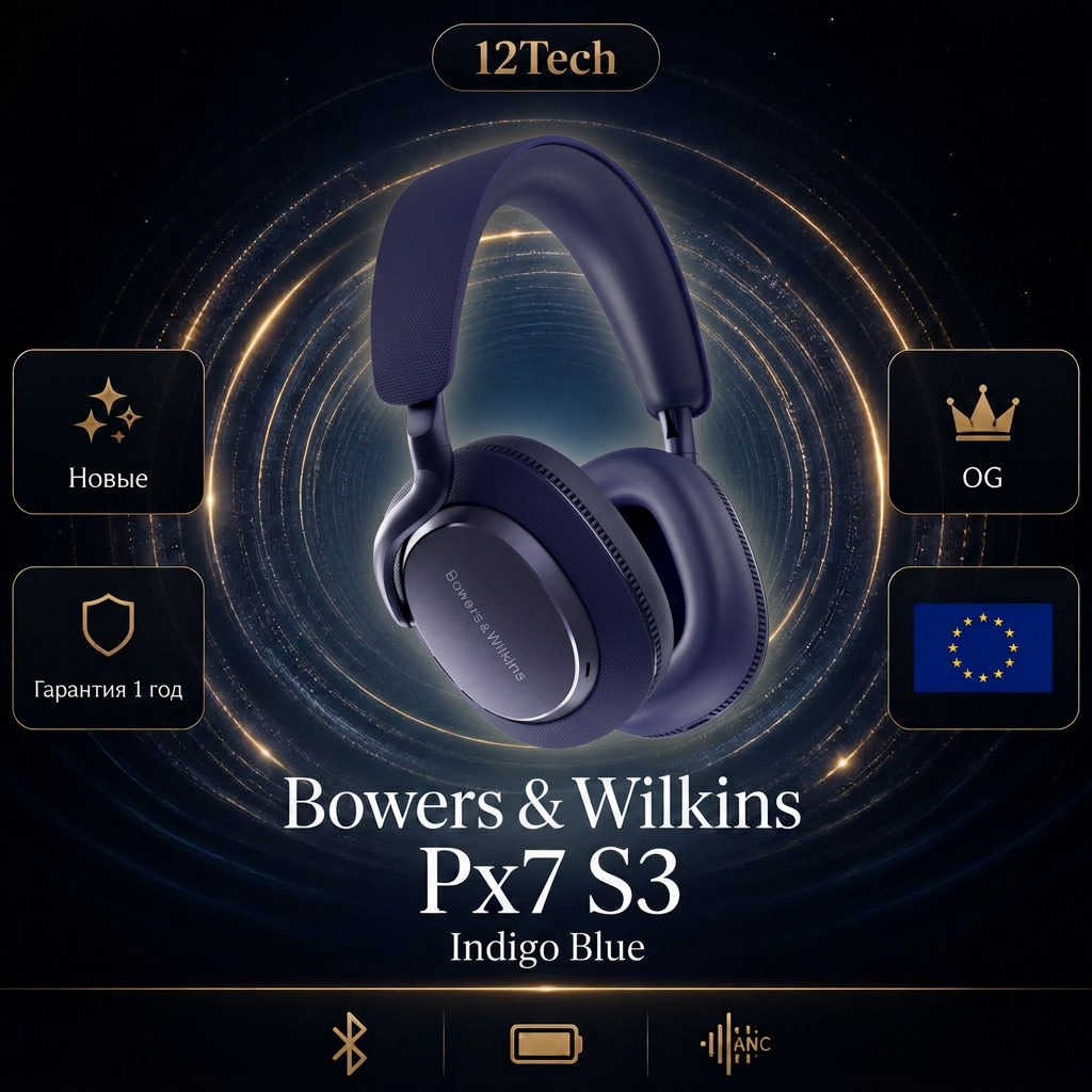 Беспроводные наушники Bowers Wilkins PX7 s3 blue