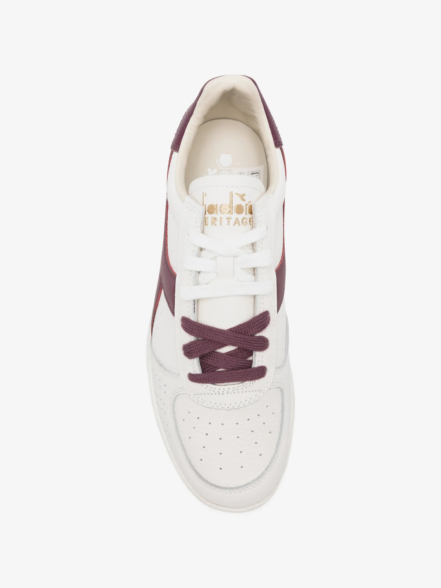 Кроссовки Diadora Elite Dominio, размер 12, бежевый/белый — фото 1