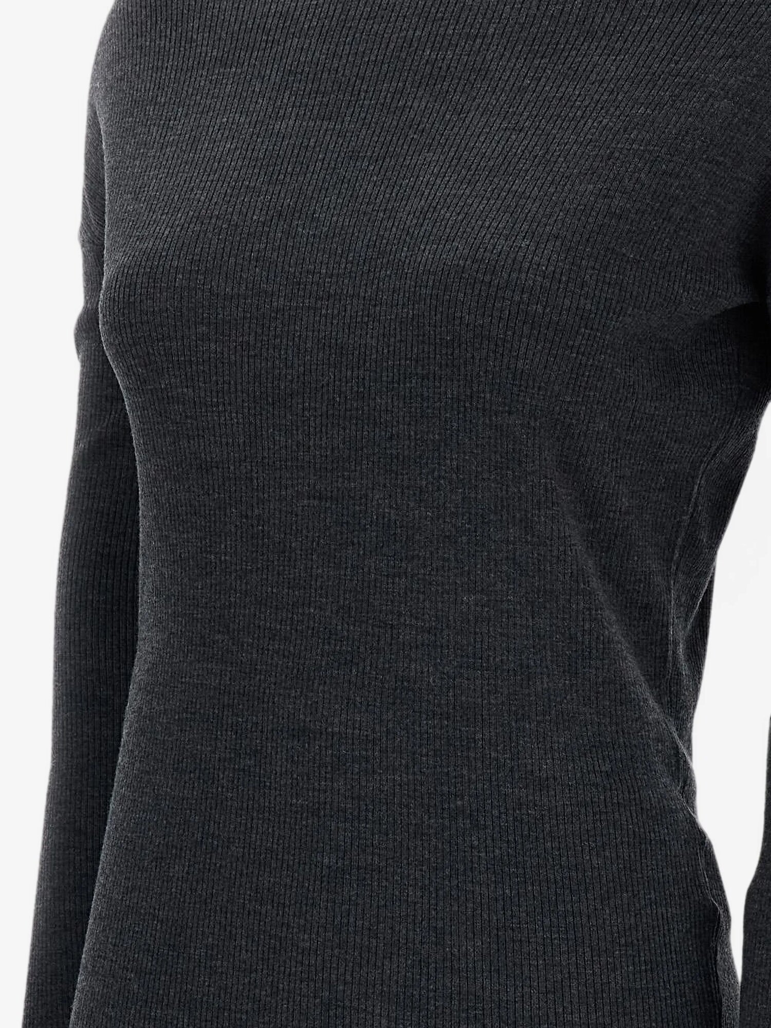 Свитер P.A.R.O.S.H. Off-shoulder ribbed-knit sweater, размер 46, , серый — фото 1