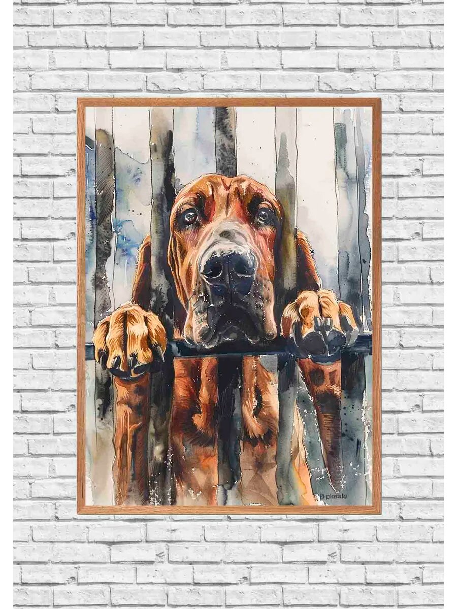 Преступник-ищейка в тюрьме 0, Плакат 30x42см
