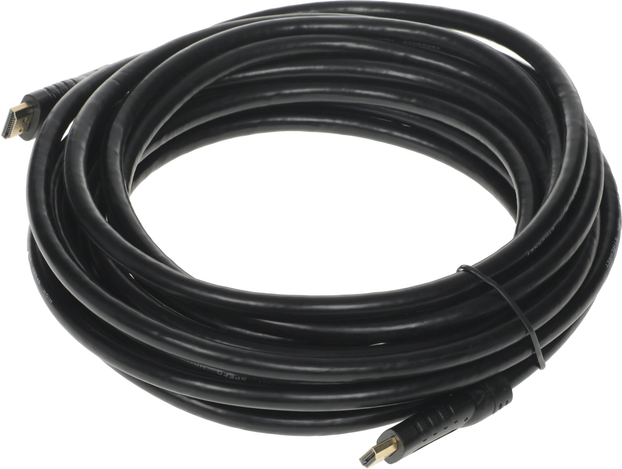 Кабель аудио-видео Buro HDMI 2.0 HDMI (m)/HDMI (m) 7м. Позолоченные контакты черный (BHP HDMI 2.0-7)