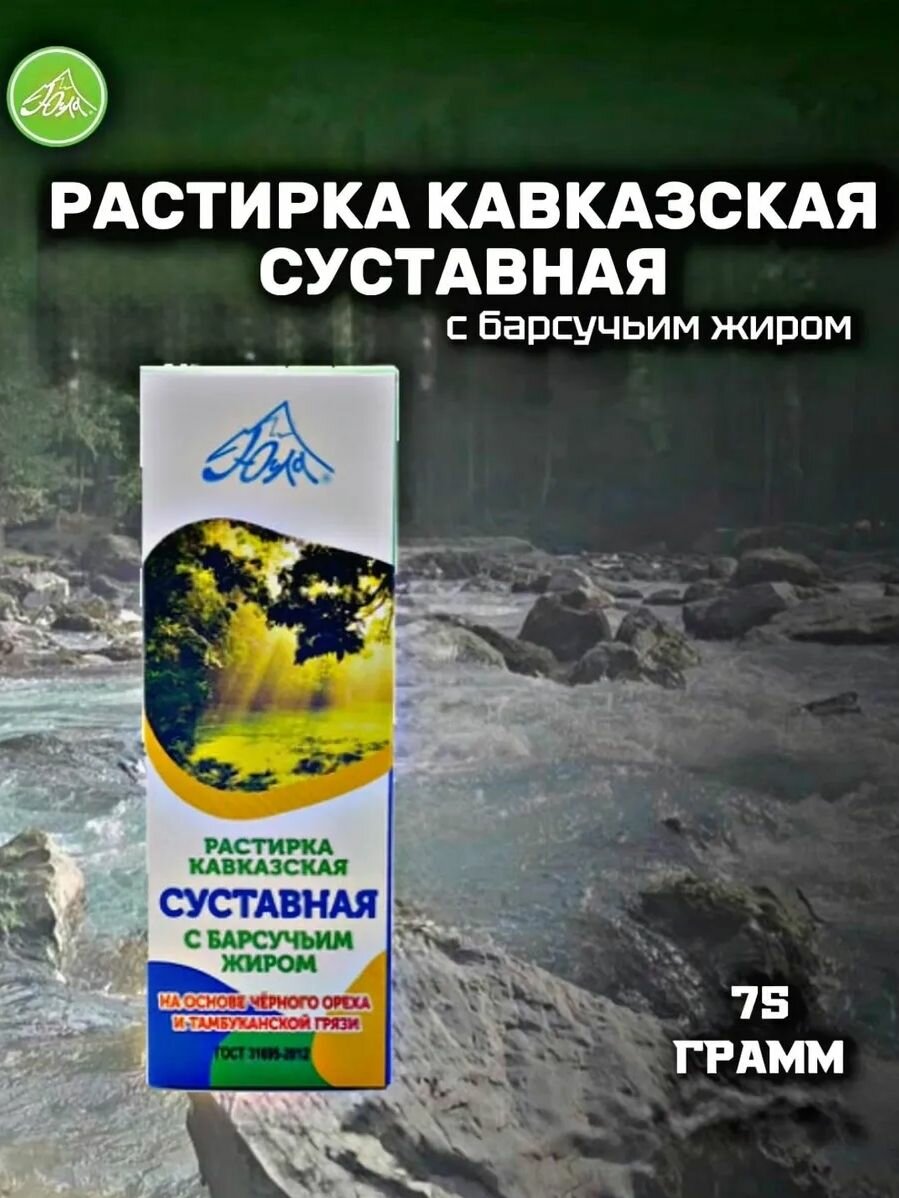 Суставная растирка с Барсучьим жиром
