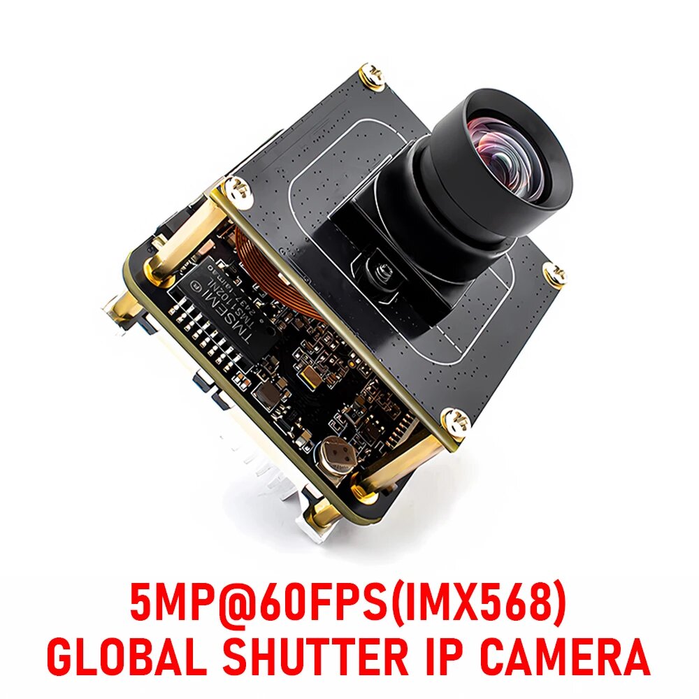 IP-камера 5Мп Global Shutter IMX568 для машинного зрения