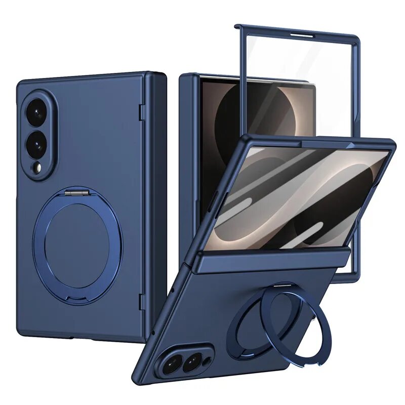 Чехол для Samsung Galaxy Z Fold 8 5G с поддержкой Magsafe, защитный чехол для экрана, магнитный держатель-кольцо, защита шарнира для ZFold 8 Fold8