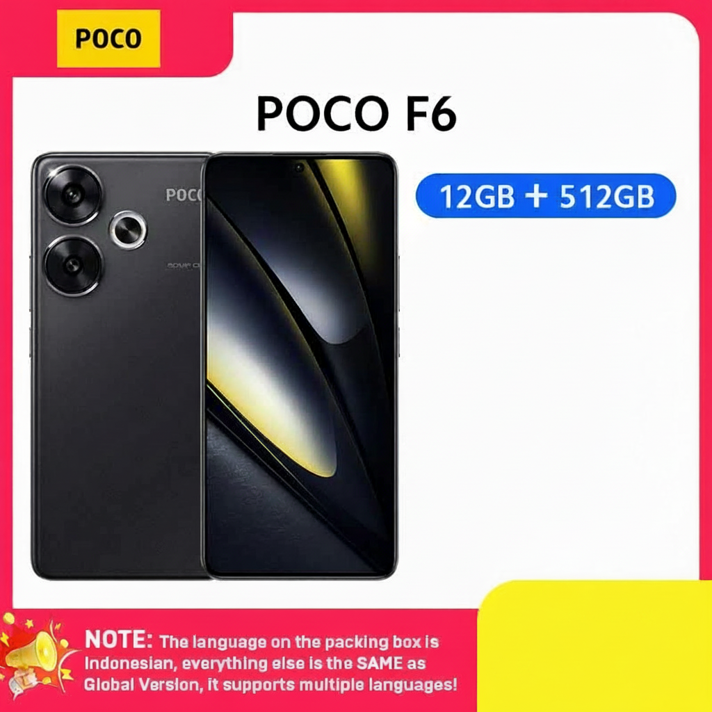 Смартфон Poco F6, 12/512ГБ, global