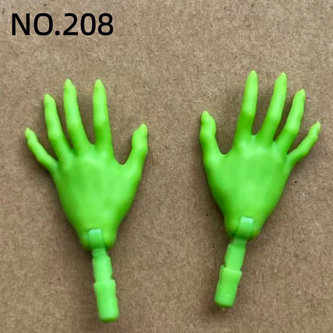 Кукольные руки зеленые NO.208