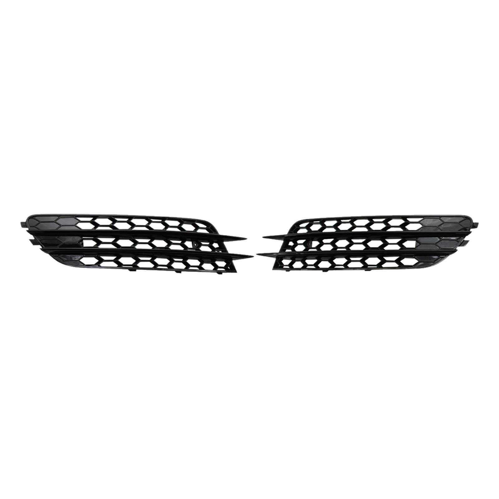 Передние нижние решетки бампера 4G0807682 4G0807681 для Audi A6 C7, черные
