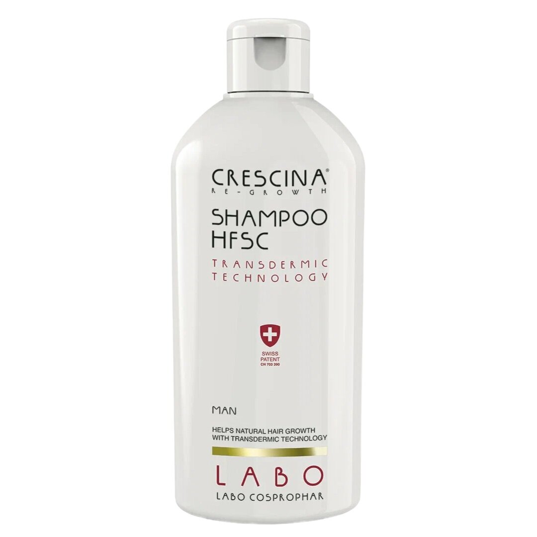 Crescina Transdermic Шампунь для мужчин для возобновления роста волос 200 мл