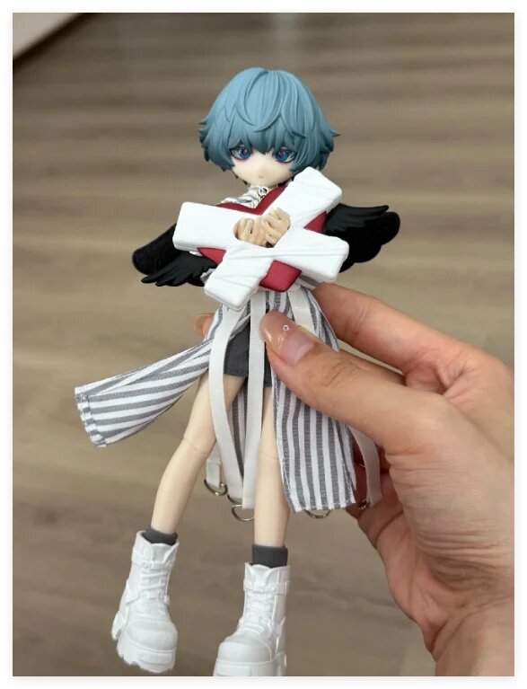 Коллекционная фигурка Mita Cat Box Series 1/8 BJD от 52TOYS Confirmed C