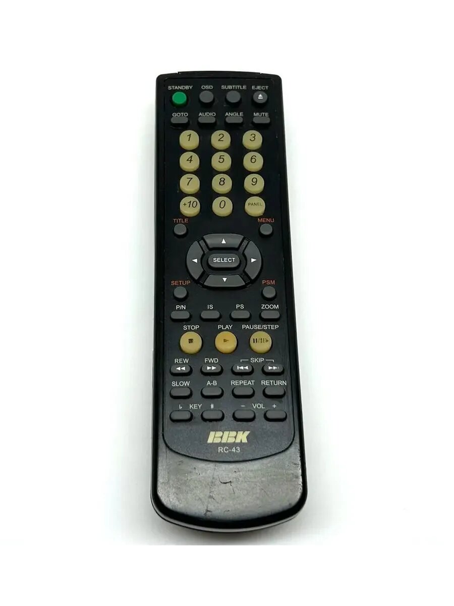 Пульт ДУ BBK RC-43 для DVD-плеера BBK969S