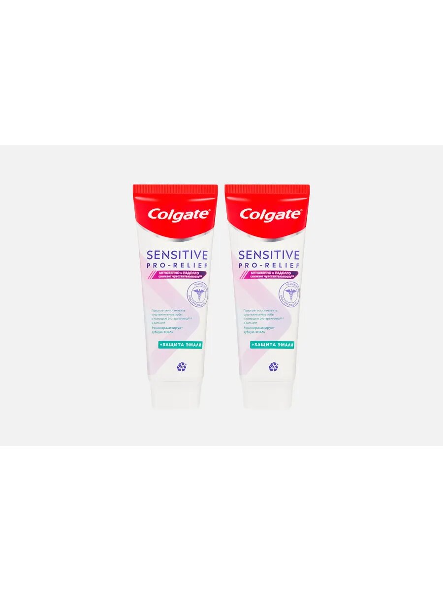 Colgate Sensitive Pro-Relief, Защита эмали Набор зубных паст 2 шт