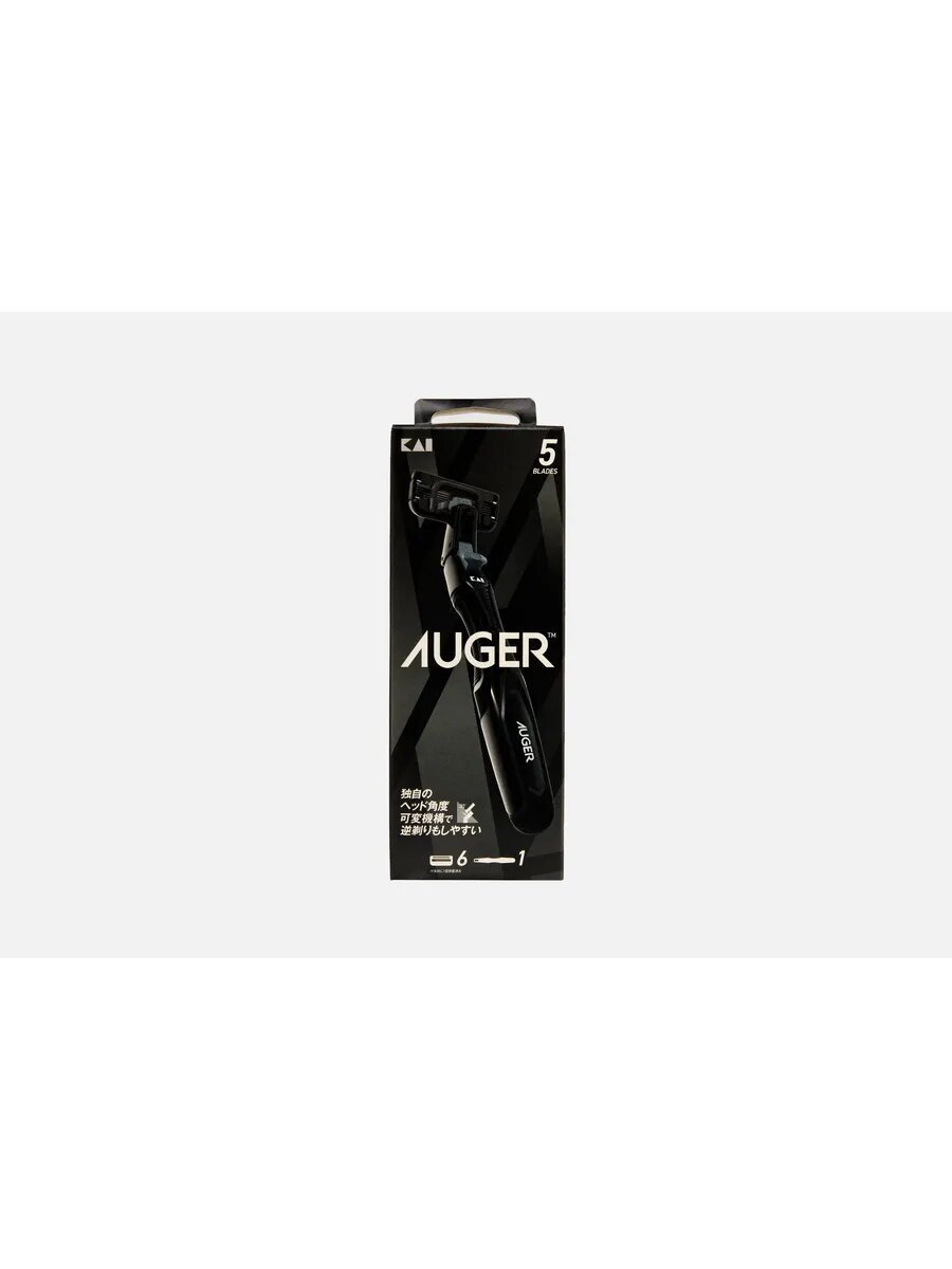Auger set with holder + 6 cassettes Набор для бритья 7 шт