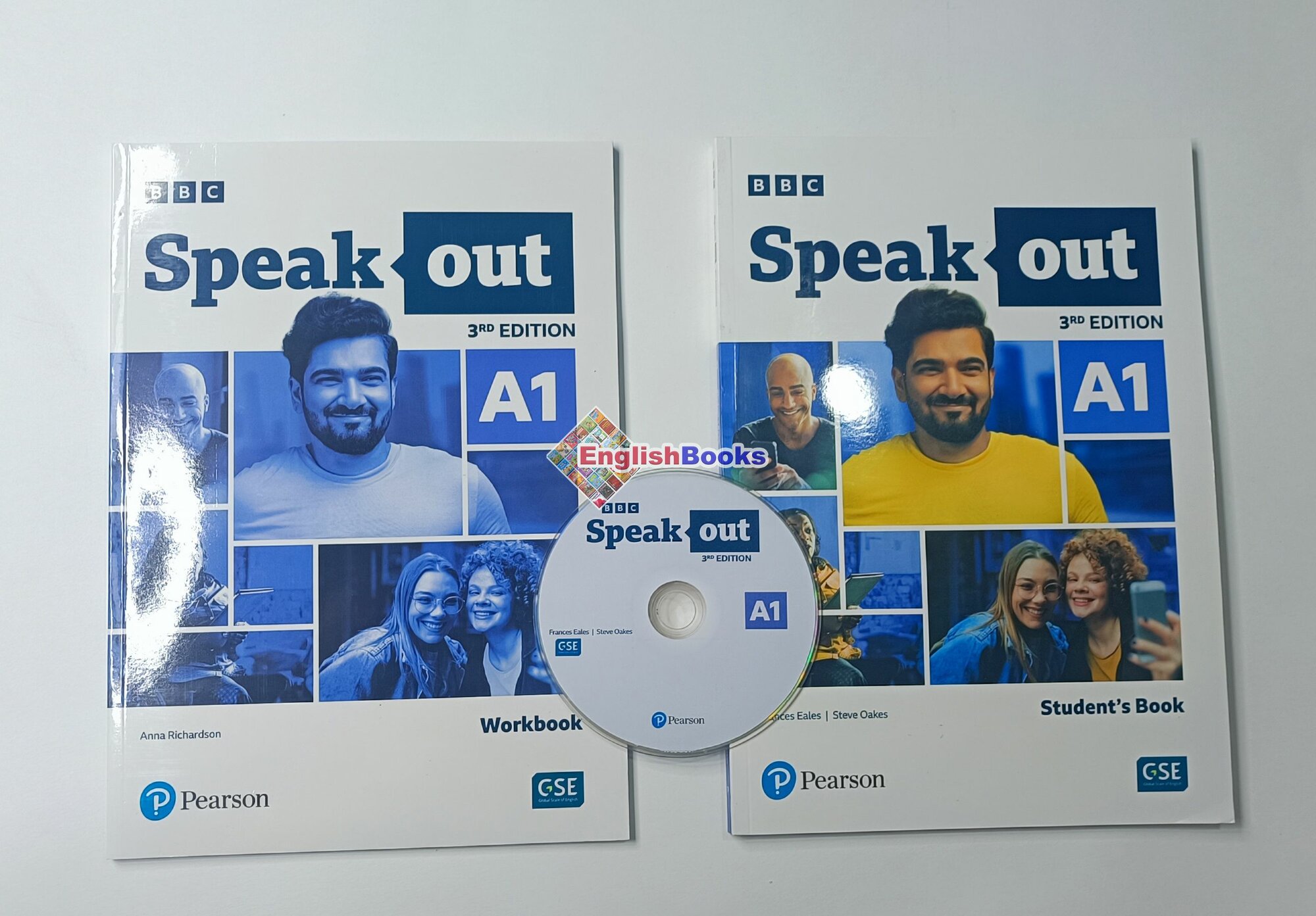 SpeakOut A1 3rd Edition комплект учебник (students Book), рабочая тетрадь (workbook), CD — фото 1