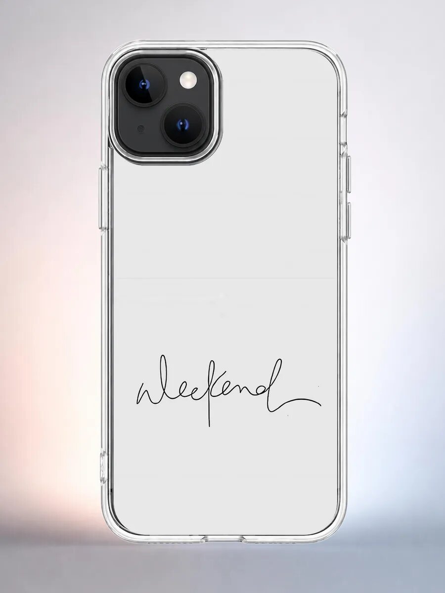 Чехол iPhone 13 каллиграфия, минимализм y2k Indie sleaze