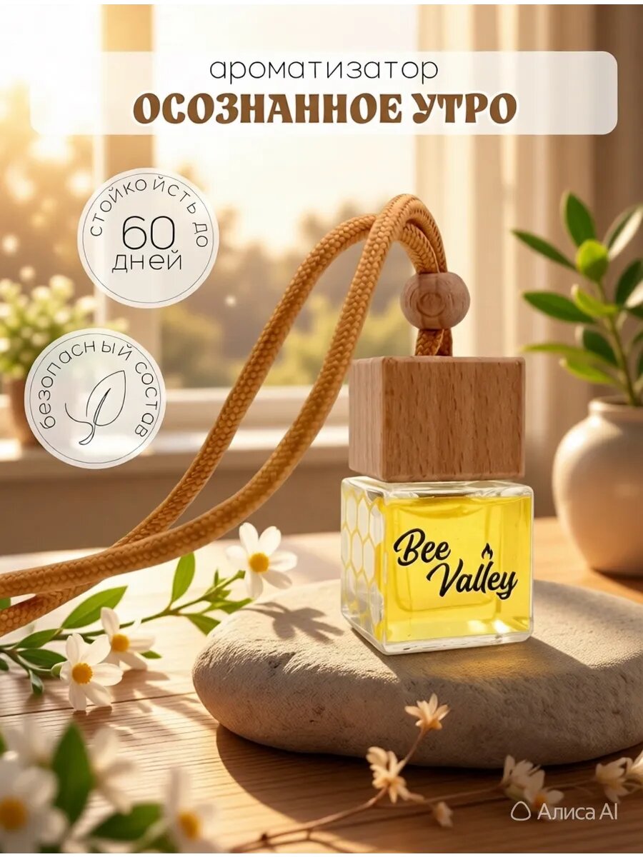 Автомобильный ароматизатор "Осознанное утро"