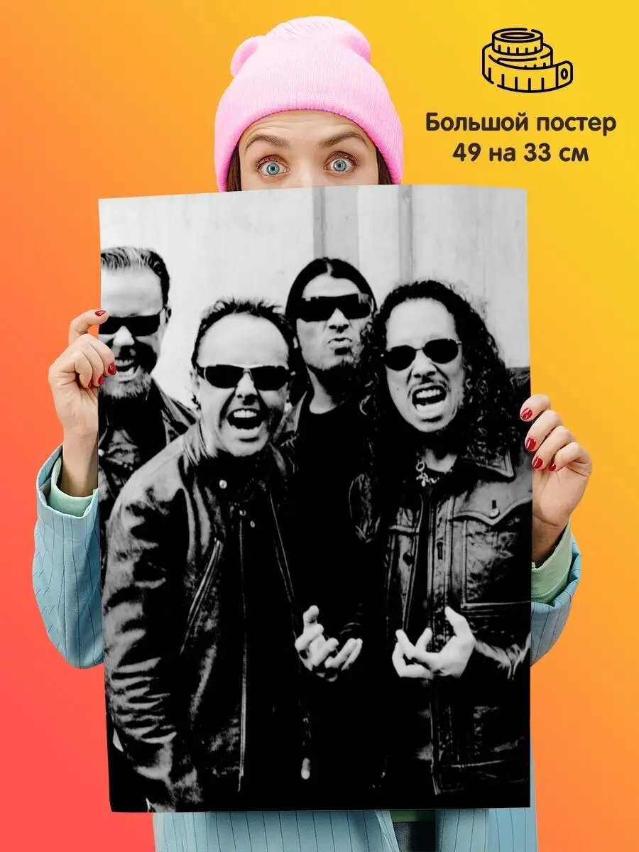 Постер плакат Metallica Металлика