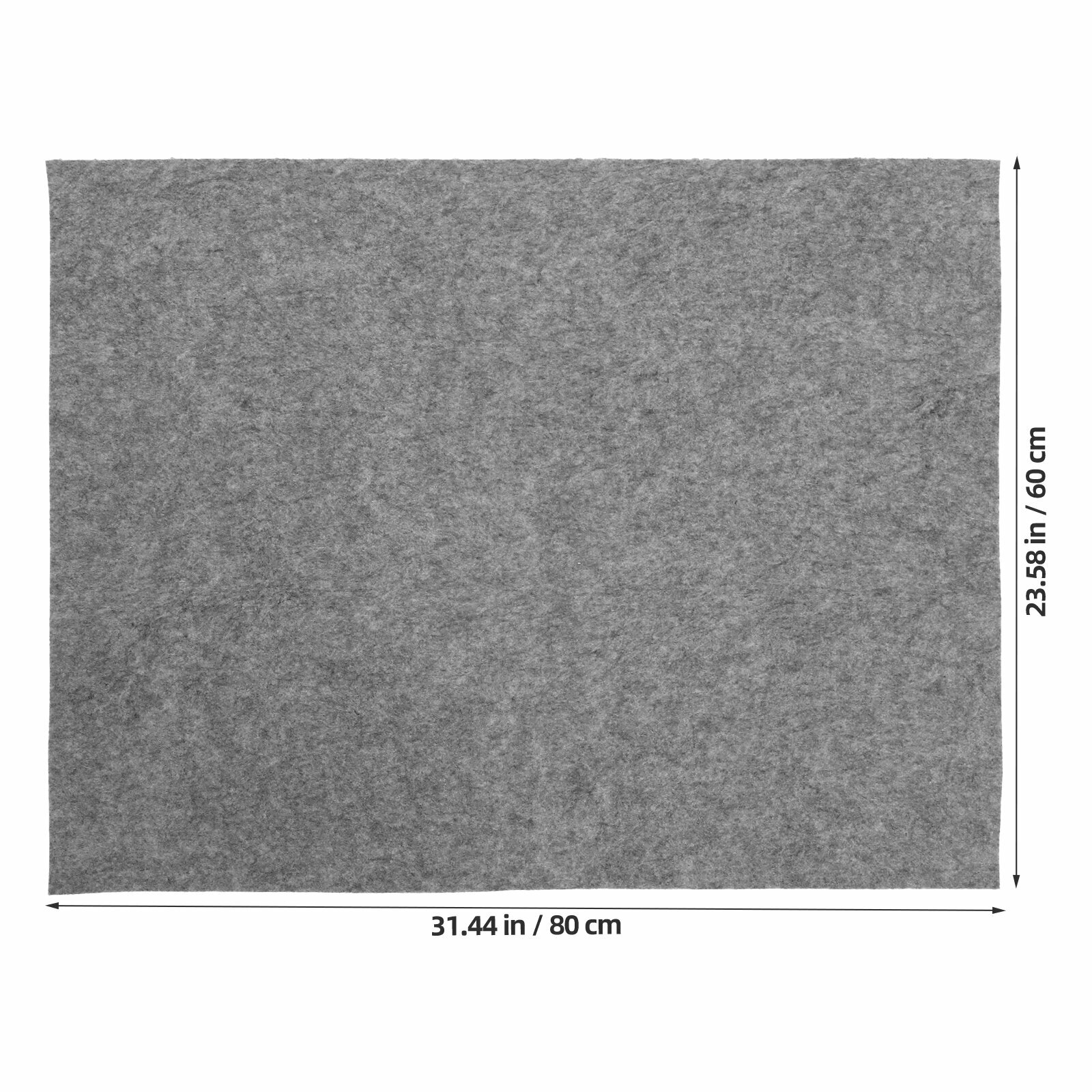 Коврик Для Каллиграфии С Подушкой Из Фетра Серый 80.00X60.00X0.40Cm