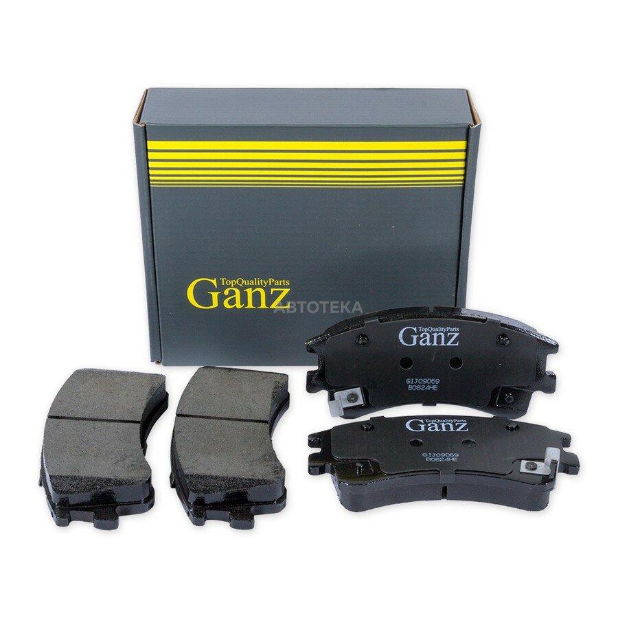 Колодки передние GANZ GIJ09069 GANZ GIJ09069