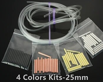 Трубки для вязания мушек LeLe Flies, 25mm, 4 цвета
