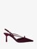 Туфли Prada Suede slingback pumps, размер 35.5 EU, фиолетовый