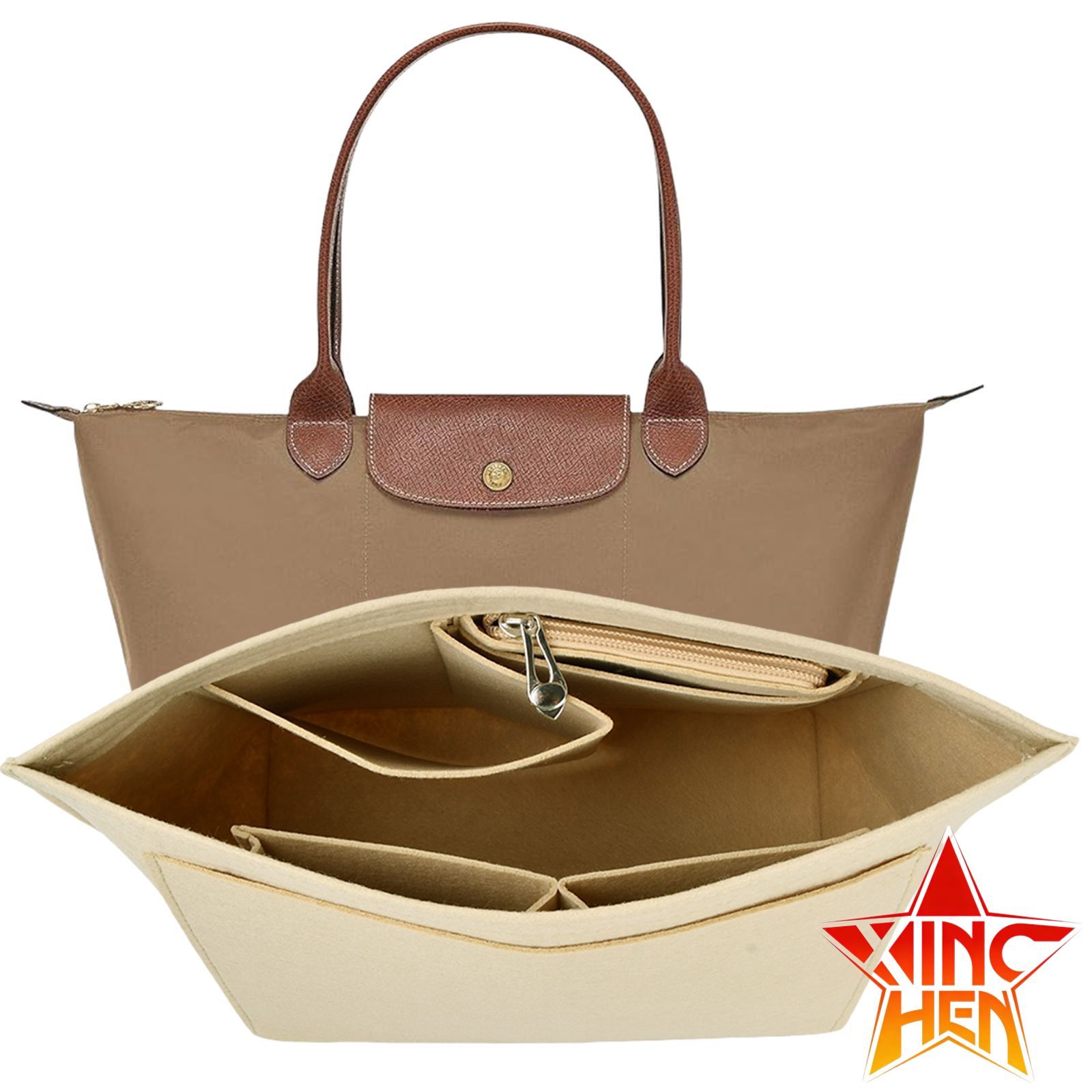 Органайзер для сумки с несколькими карманами для Longchamp для женской сумки многофункциональный компактный