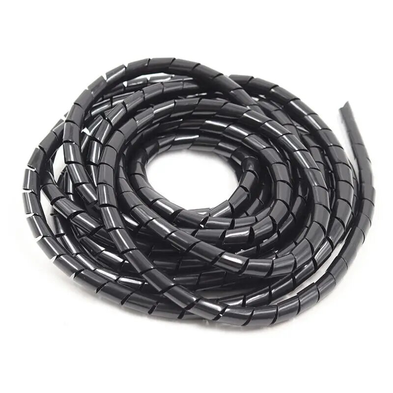 Кабельные рукава PE 4-30 мм Черный, Black, 4mm x 20M