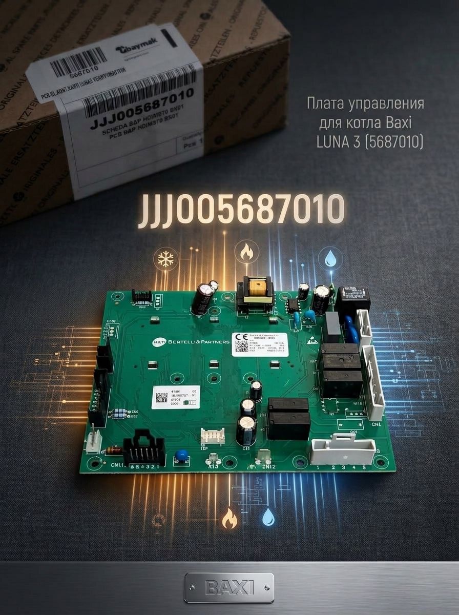 Плата управления для котла Baxi LUNA 3 (5687010)