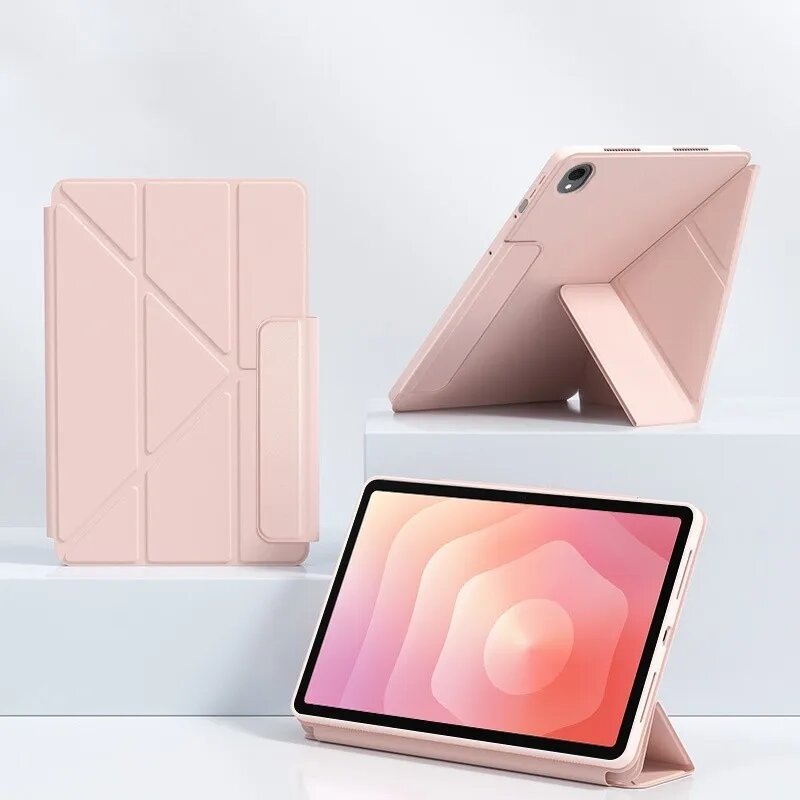 Чехол-подставка для Honor MagicPad 3 12.5, розовый