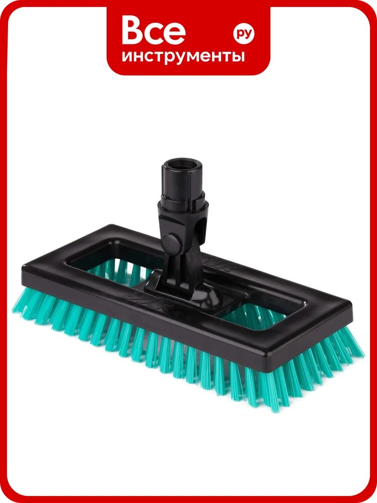Щетка-скраб SYR Deck Scrubber 24см на шарнире для плитки крепл. Interchange зеленая 920036