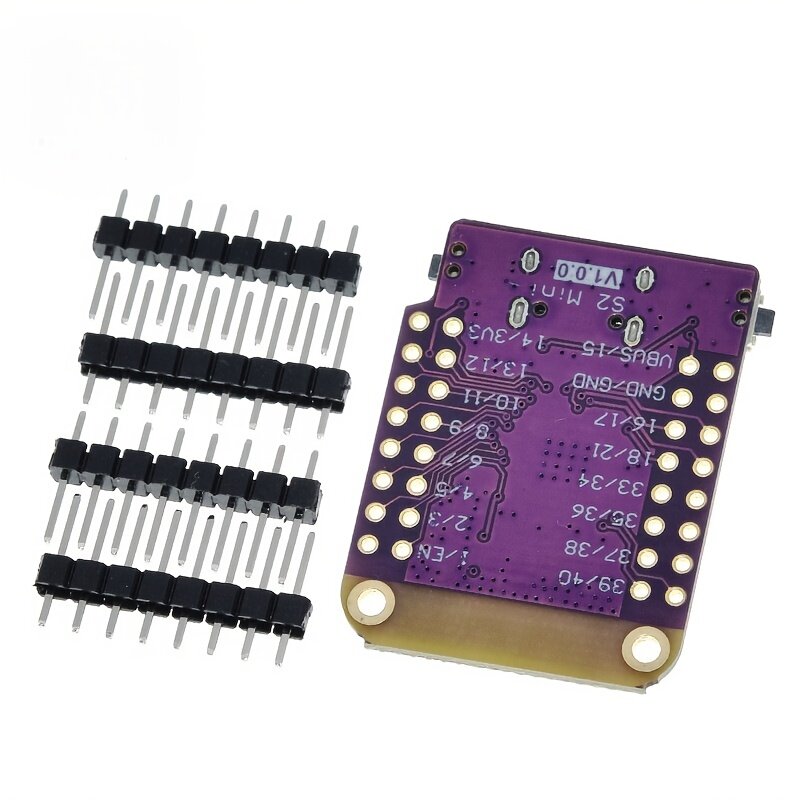 Плата разработки ESP32 S2 Mini для IoT и робототехники с поддержкой IDE и Linux