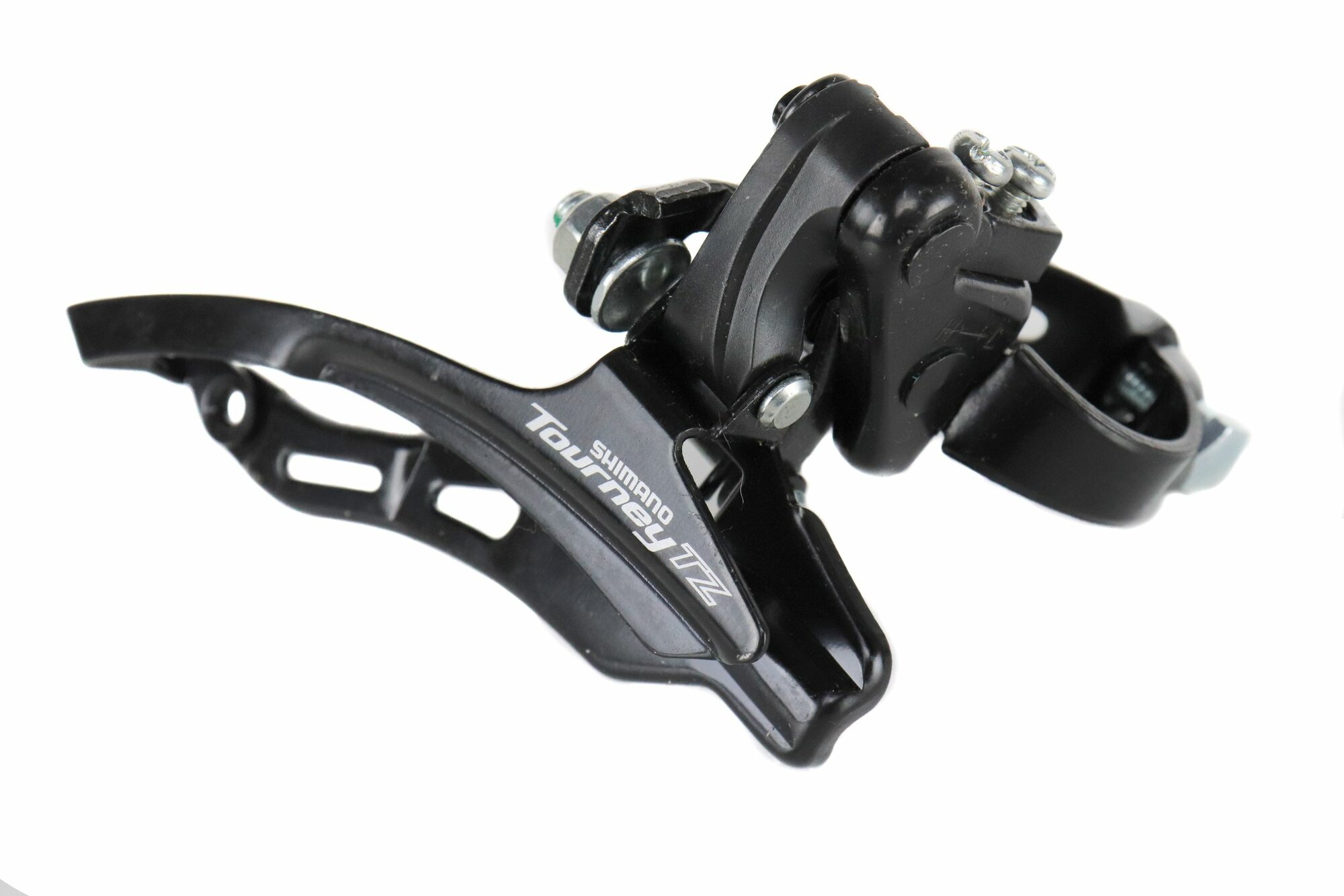 Переключатель передний "SHIMANO" TZ500, верхняя тяга, 31.8мм, 42T