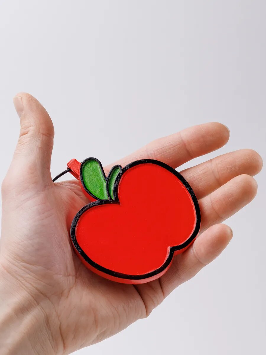 Подвеска Яблоко ПикиПигги игры Поппи Плейтайм /Pendant Apple