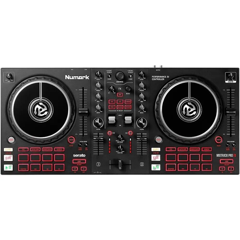DJ-контроллер Numark Mixtrack Pro FX, 2-канальный, USB, 44,1 кГц, 24 бит