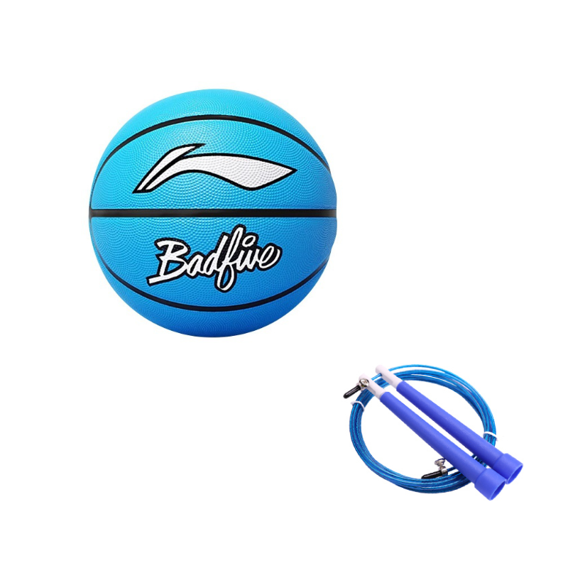 Баскетбольный мяч унисекс Li Ning Badfive, синий, тренировочный