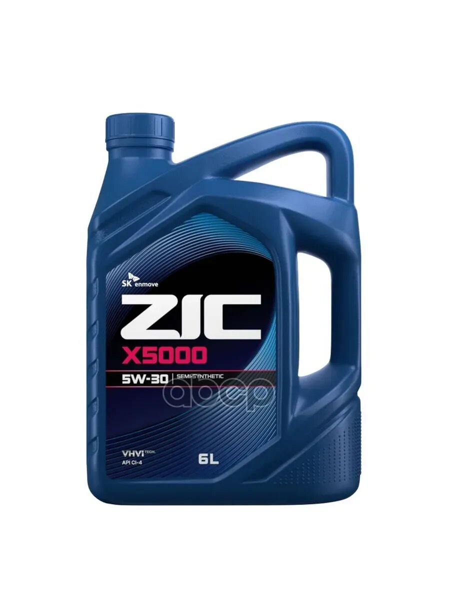 ZIC X5000 5W-30 6л DTFR 15B110 масло моторное 172663
