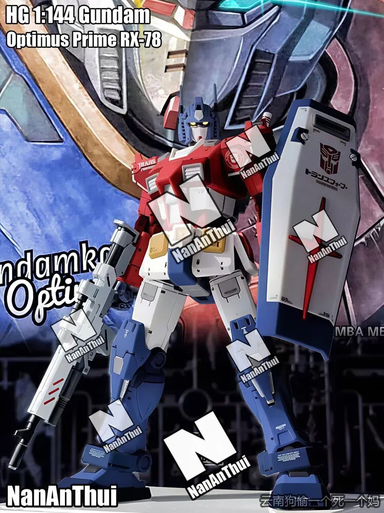 Сборная Игрушечная фигурка модель HG 1:144 Gundam Optimus Prime RX-78, Высококачественная модель, Поставляется с бесплатными наклейками