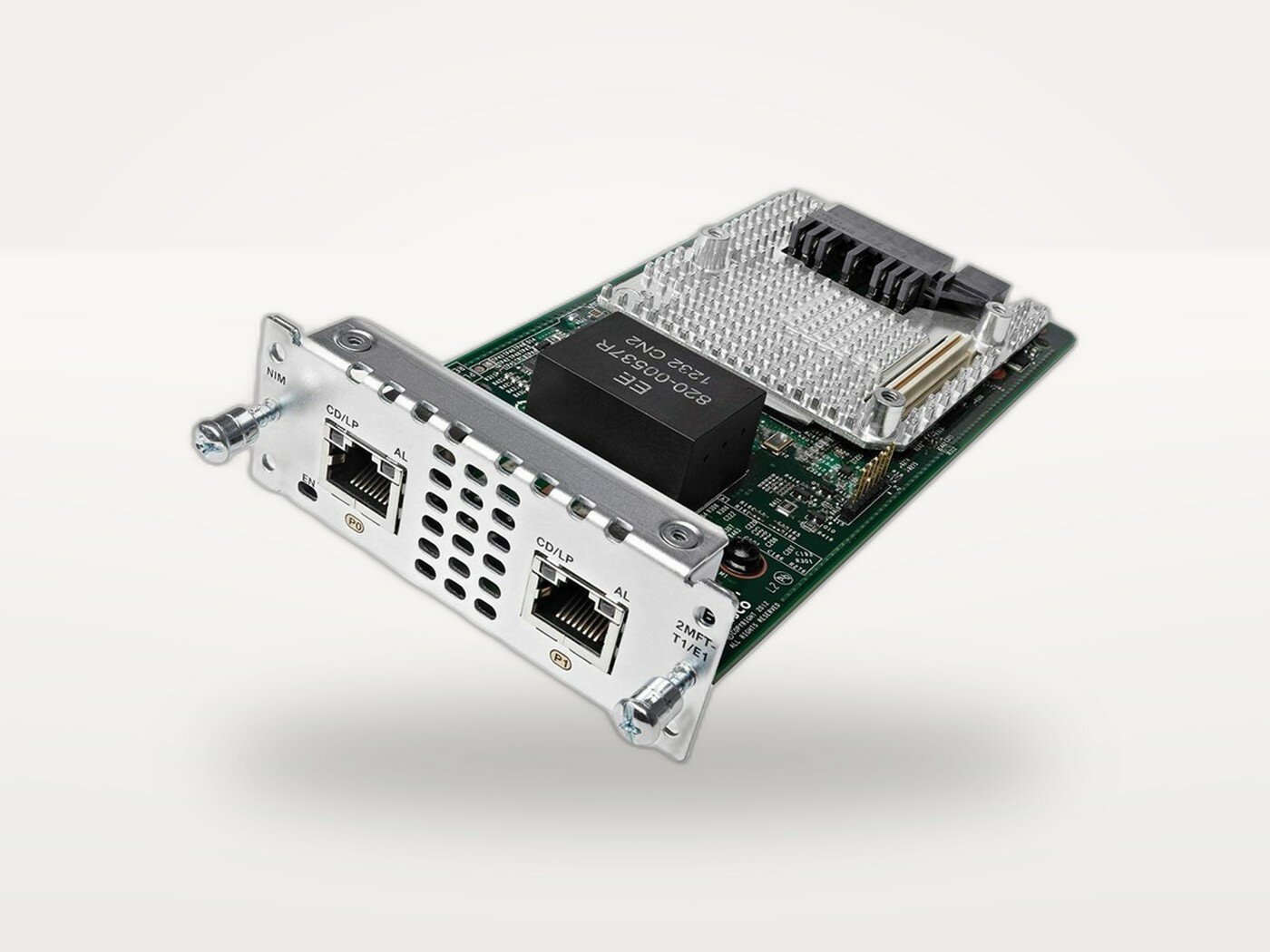 Модуль CISCO NIM-2MFT-T1/E1 2 port Multiflex Trunk Voice/Clear-channel Data T1/E1 Module