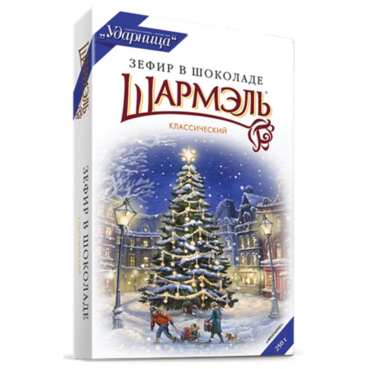 Зефир Шармэль в шоколаде, с классическим вкусом, 250г, картонная коробка (1050201103), 8шт.
