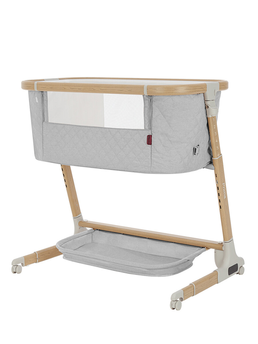 Кроватка CARRELLO Prima+ Серый (Cloud Grey) CRL-16504