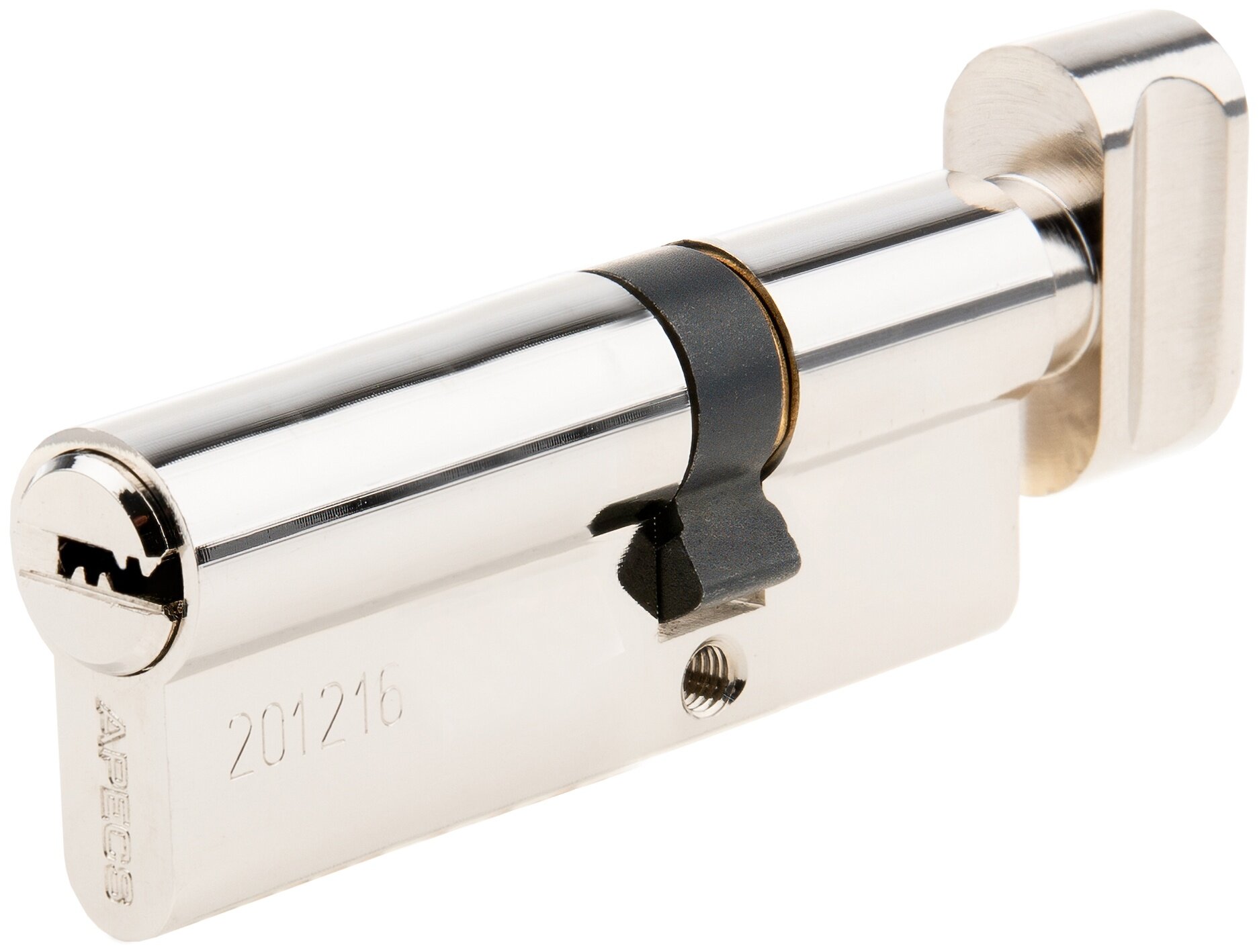 Цилиндровые механизмы Apecs Pro LM-80(30C/50)-C-NI 80 мм, ключ/вертушка, цвет никель