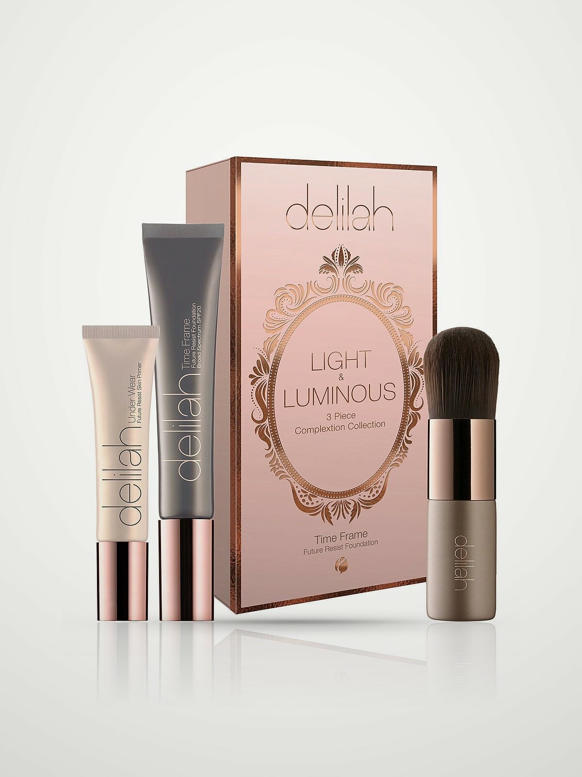Delilah Набор средств для макияжа лица Time Frame Light & Luminous, Buttermilk