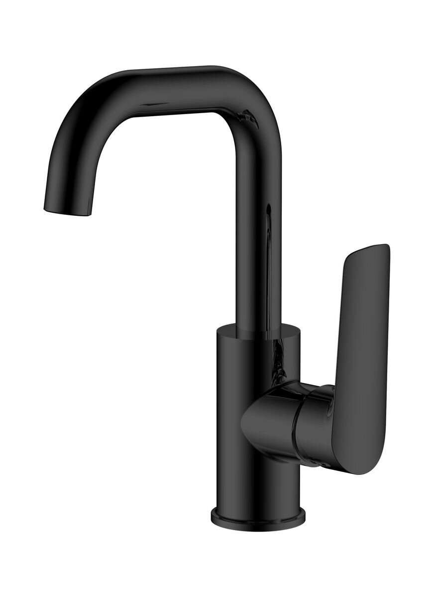Смеситель Esko Lagos Black LG26MB для раковины высокий